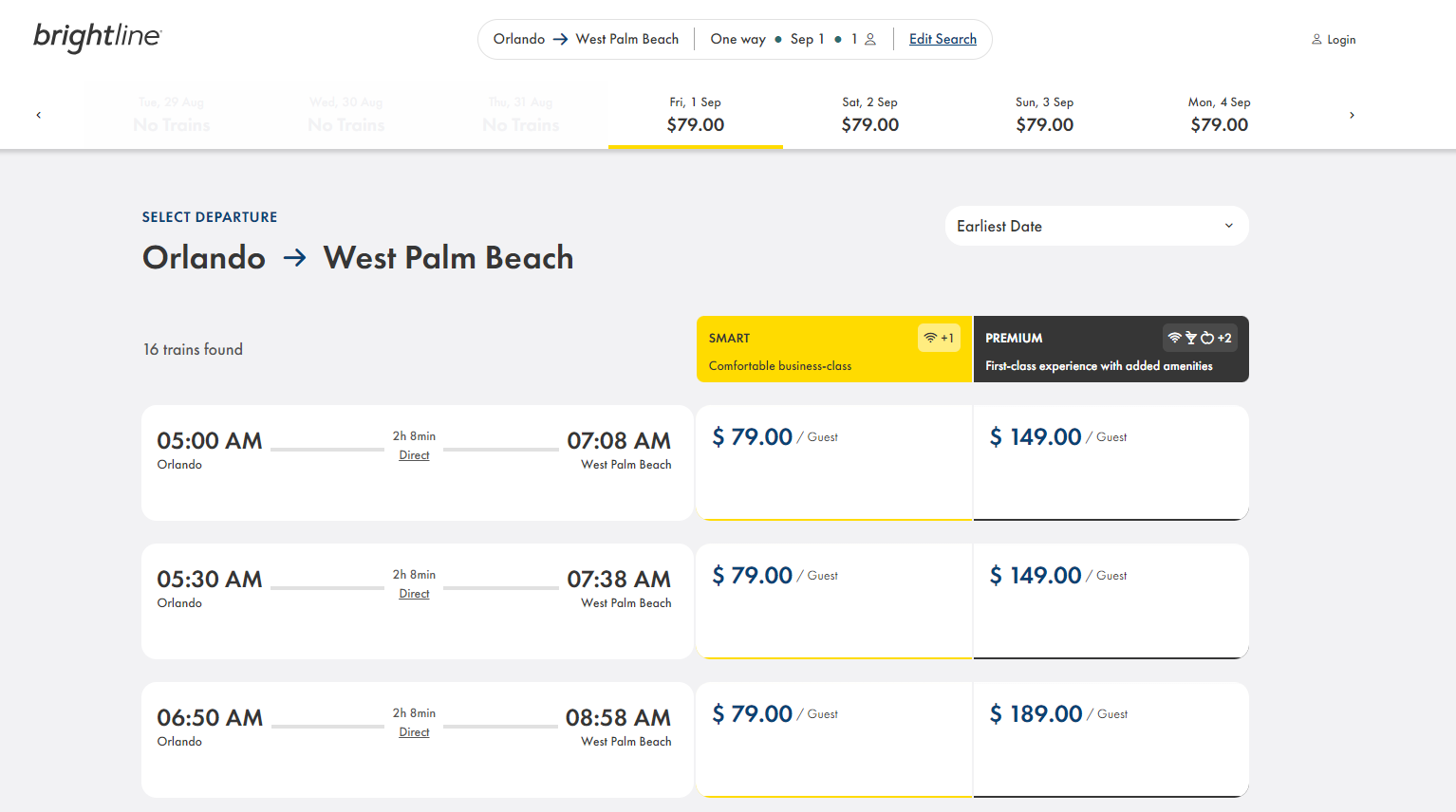 Understanding ticket prices. – Brightline Help Center
